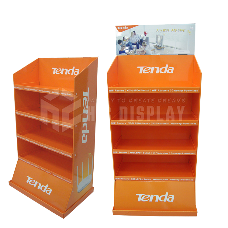 HIC Customize Router Cardboard Floor Display Stand for Retail ...