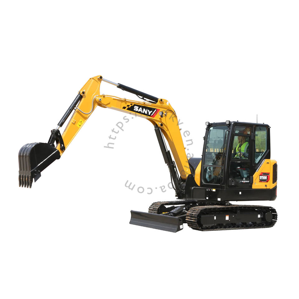 Exca Sany Pc 55 Sany 55U Excavator Micro Excavator Crawler 5 Tonne ...