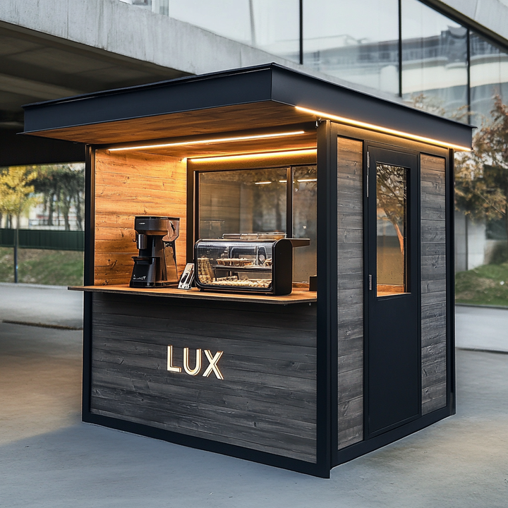 Shop Our Portable Coffee Kiosk Booth - Perfect for Malls