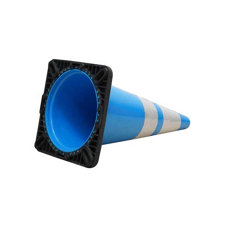 Highways Signal 28 Inch Blue Traffic Safety Cones Reflective Traffic ...