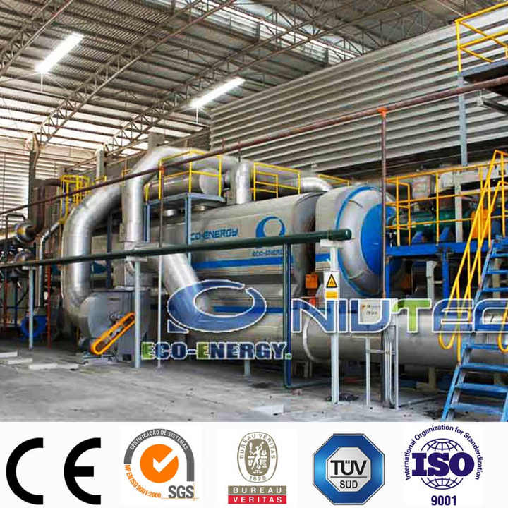 Industrial Continuous Plastic Waste Recycling Pyrolysis Machine