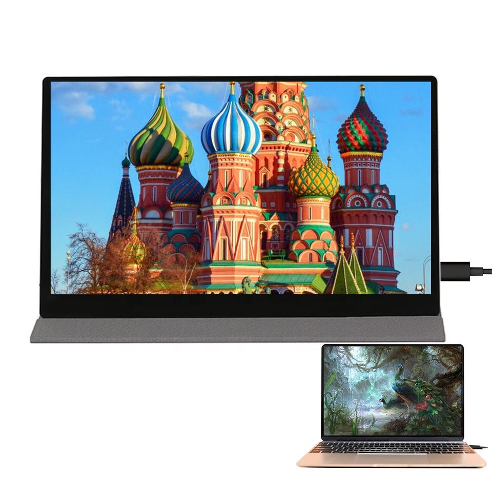 15.6 Inch Portable Laptop Monitor 60Hz High Refresh Rate LCD Display ...