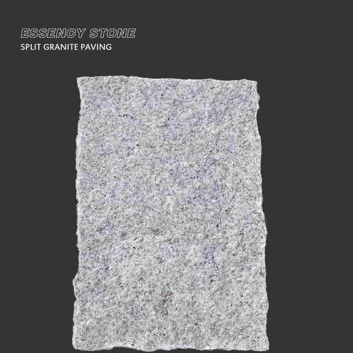 Natural Split Light Grey Color Granite Landscape Paver Tiles for ...