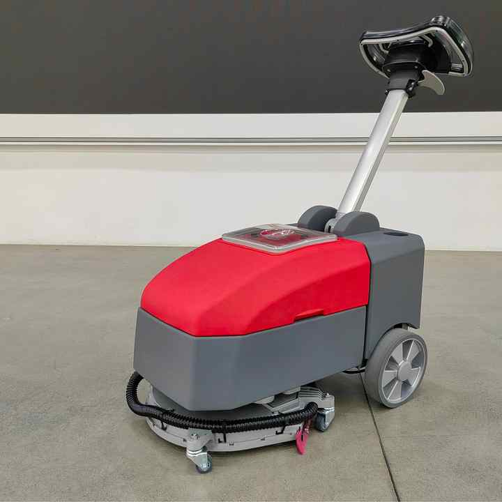 Mini Floor Scrubber Walk Behind Auto Electric Tile Commercial Marble ...