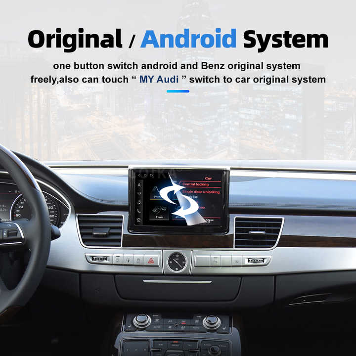 Audi A8 D4 2011-2017 8" Wireless CarPlay Touch Screen GPS Media Player OEM