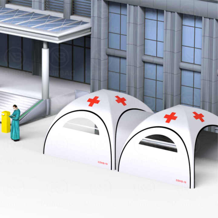 Outdoor Temporary Hospital PVC Waterproof Inflatable Emergency Shelter ...
