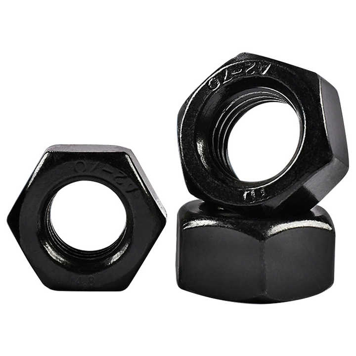 M16 A2-70 Stainless Steel Black Oxide Hex Head Nut Carbon Steel Zinc ...