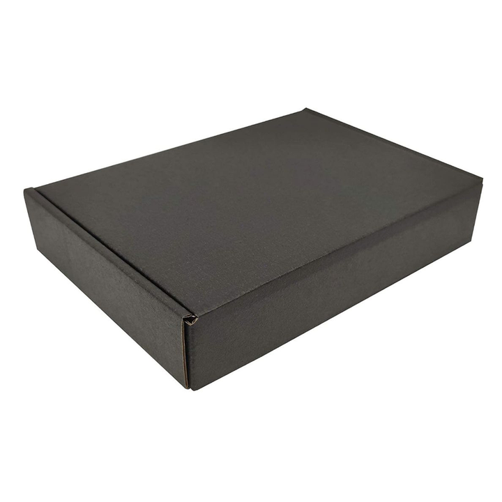 Custom Biodegradable Recyclable Black Paper Packaging Corrugated Mailer ...
