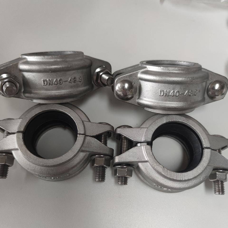 316 Dn50 Stainless Steel Grooved Coupling with 316 Bolts and Nuts ...