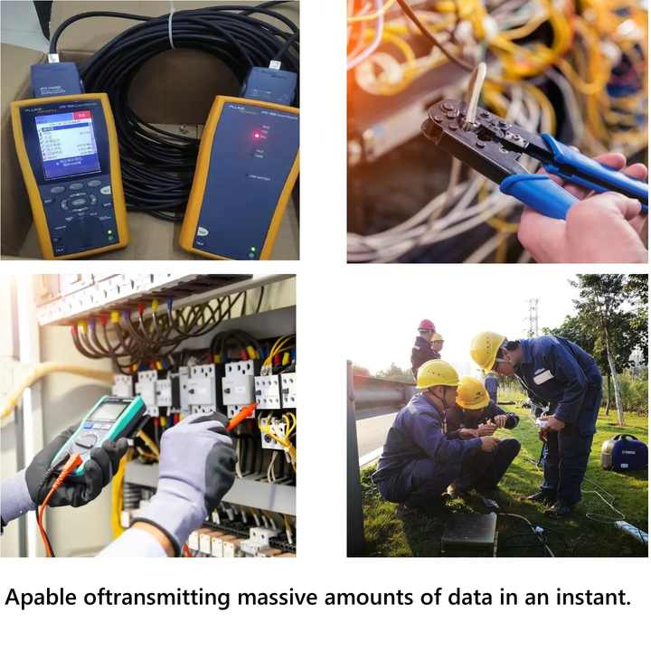 DENIXI Factory Custom CAT5 Composite Cable UTP Network Cable with Power ...