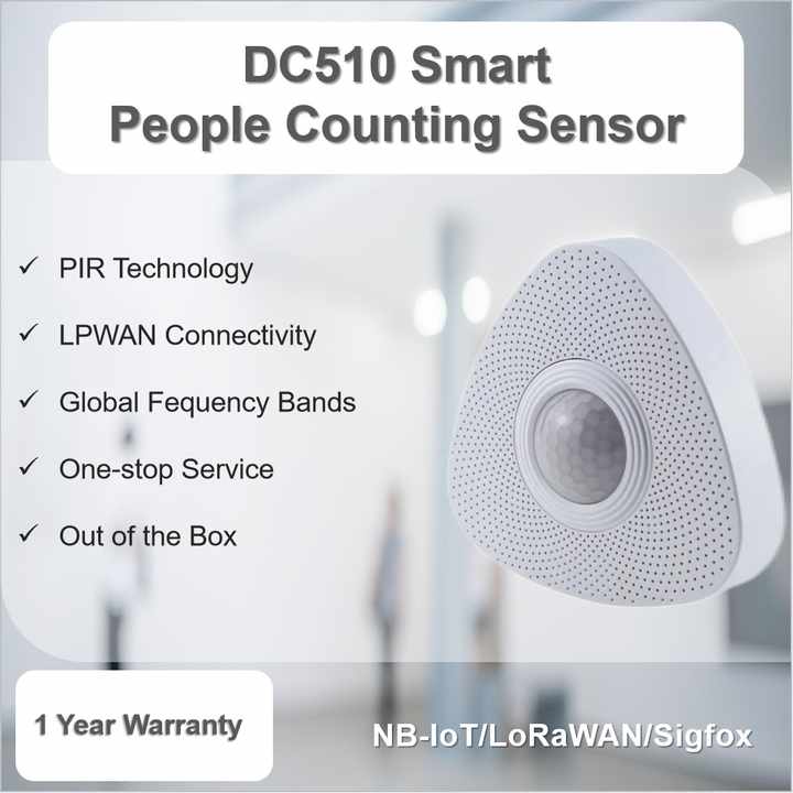 DC510 Wireless People Counting Sensor - Reliable & Efficient