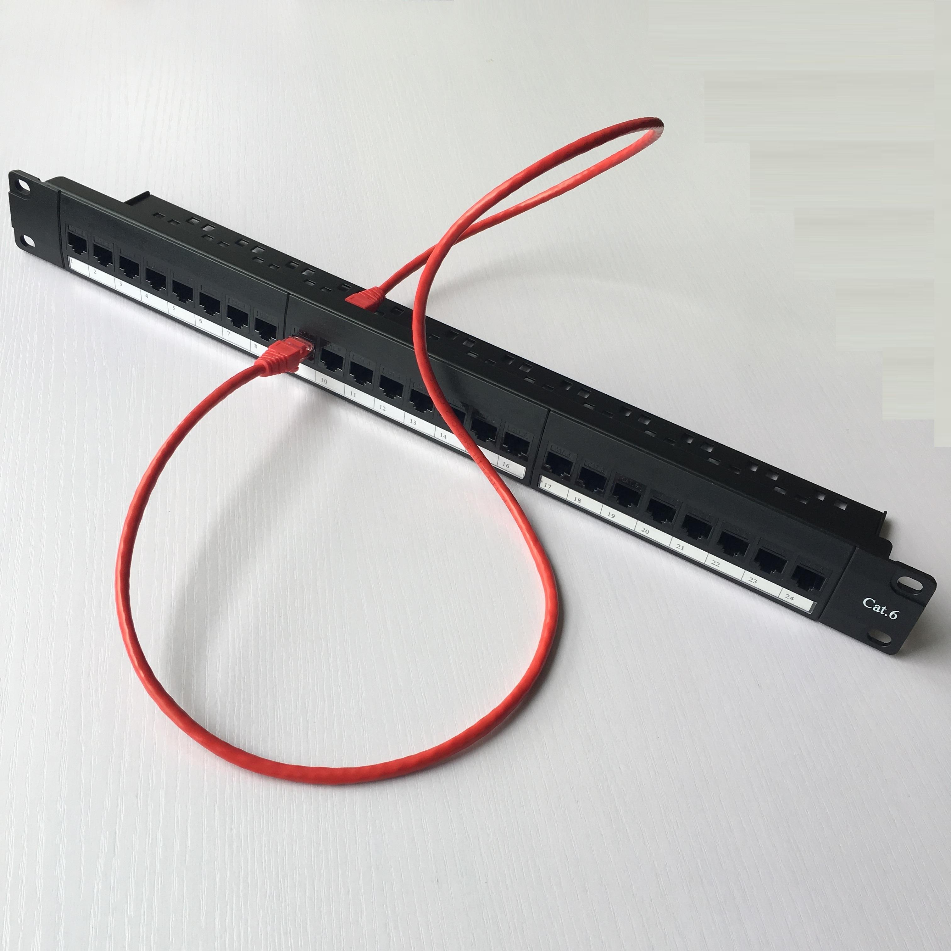 Inch OEM 24 Ports Inline 19 Inches Fiber Optic 144 Ports Patch Cord Cat ...