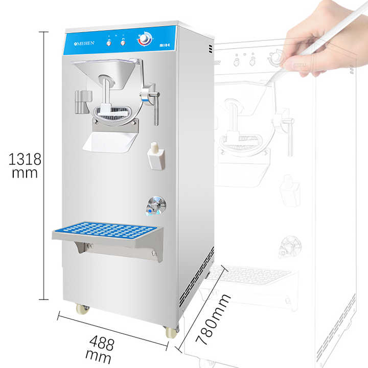 MEHEN M10E Gelato Machine - Efficient Ice Cream Production