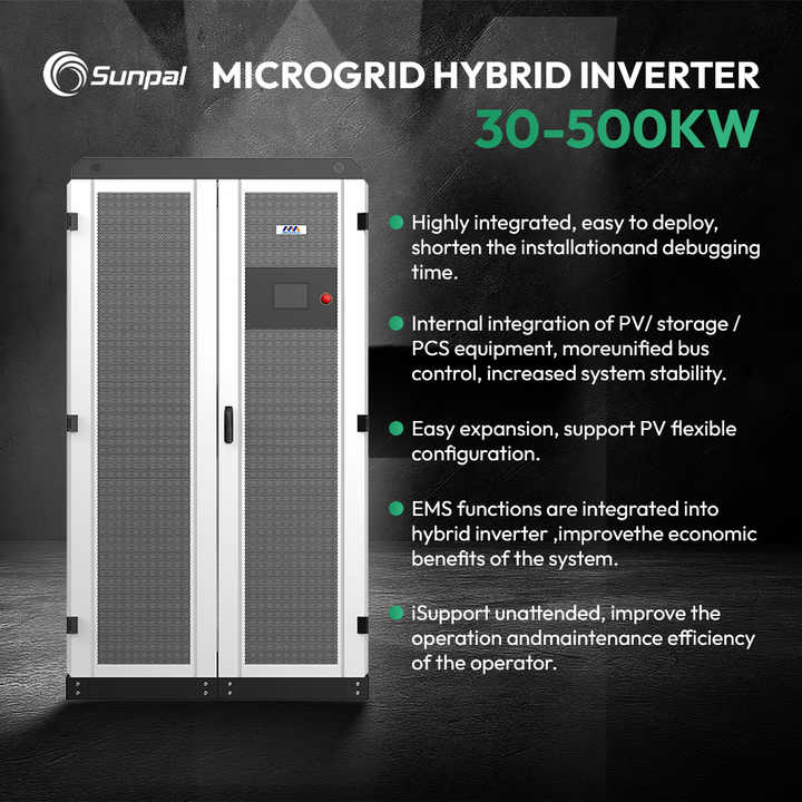 Megarevo Hybrid Solar Inverter Mps 30kw 50kw 100kw 150kw 250kw 500kw Pv Storage Inverters 400v ...