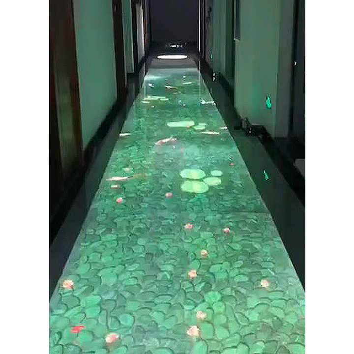 3D Indoor Outdoor Immersive Projection Mapping - Interactive Floor System