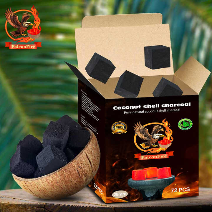 Eco-friendly Coconut Shell Hookah Charcoal - Smokeless