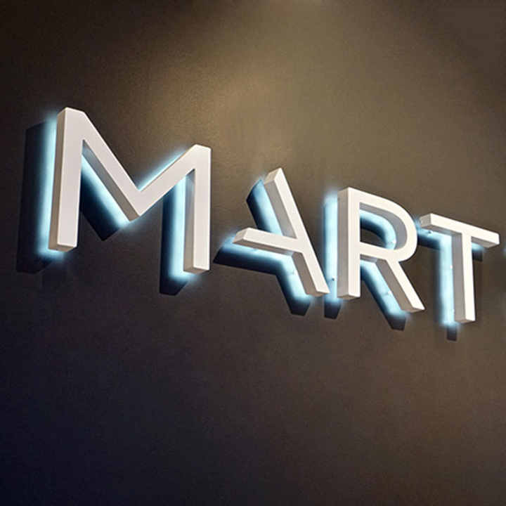 Custom Building Sign Shop Name Board Design Led Letter Illuminated ...