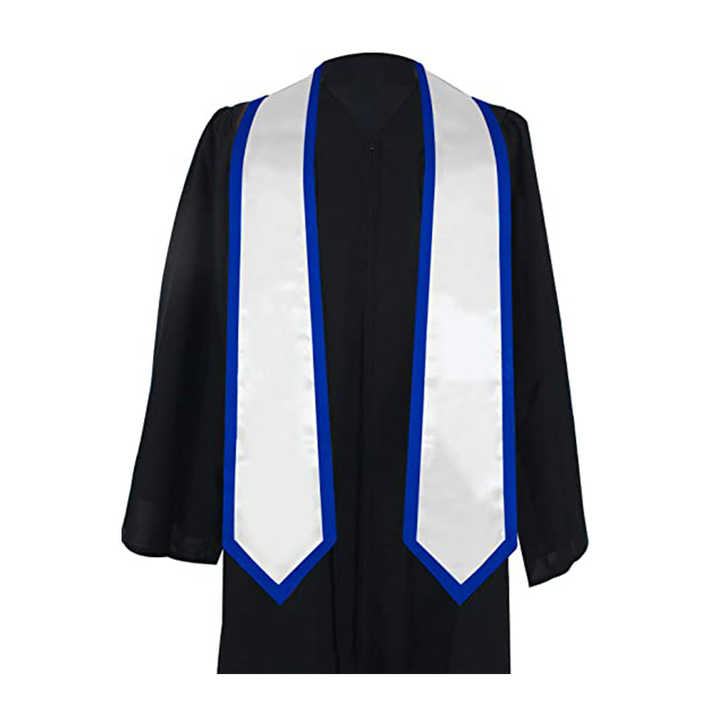 Wholesale Blank Polyester Satin Custom 72" Graduation Stole