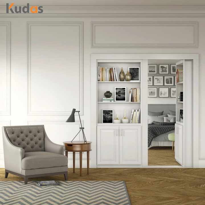 Secret Door Bookcase DIY - Sliding Hidden Bookcase Door