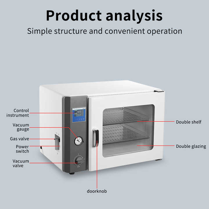 Wholesale Mini Vacuum Oven Dryer With Pump Lab Heated High Temperature ...