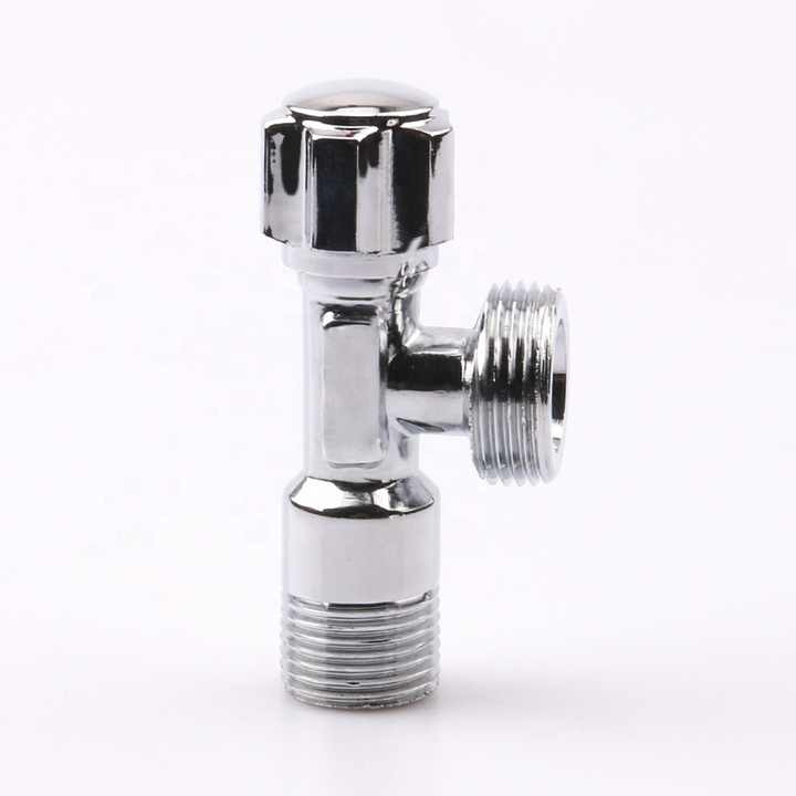 1/2'' Zinc Handle Quick Open Durable Brass Stop Valve Two Way Angle ...