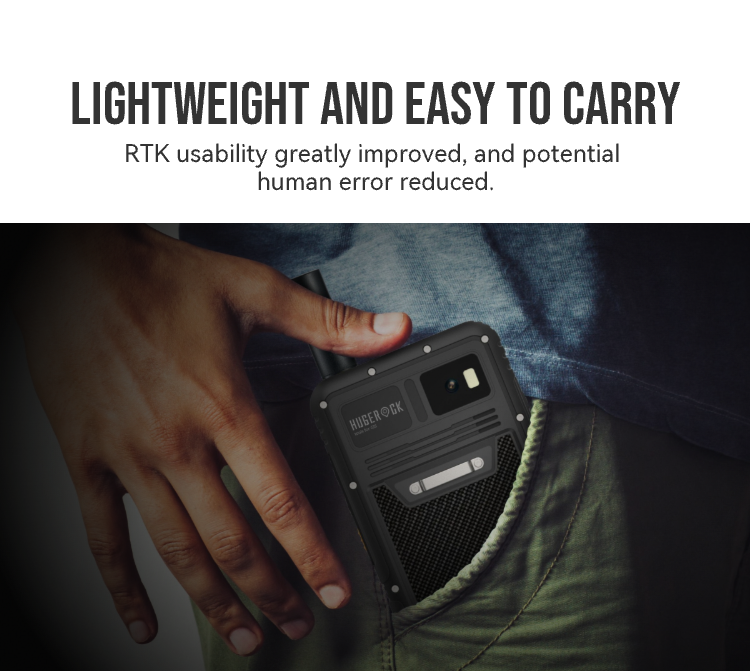 HUGEROCK G60S rugged pda gnss rtk antenna waterproof android ip67 smart ...