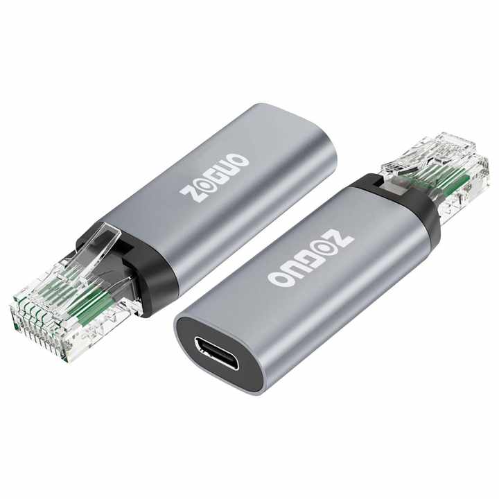 RJ45 TYPE C Adapter Supports 1000Mbps Speed Online Gaming Live ...