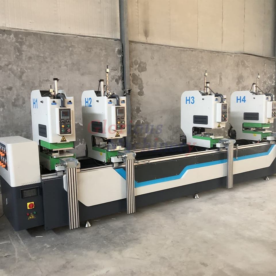 Glorious New Automatic PLC 2-4 Head Seamless Welder UPVC/PVC Profiles ...