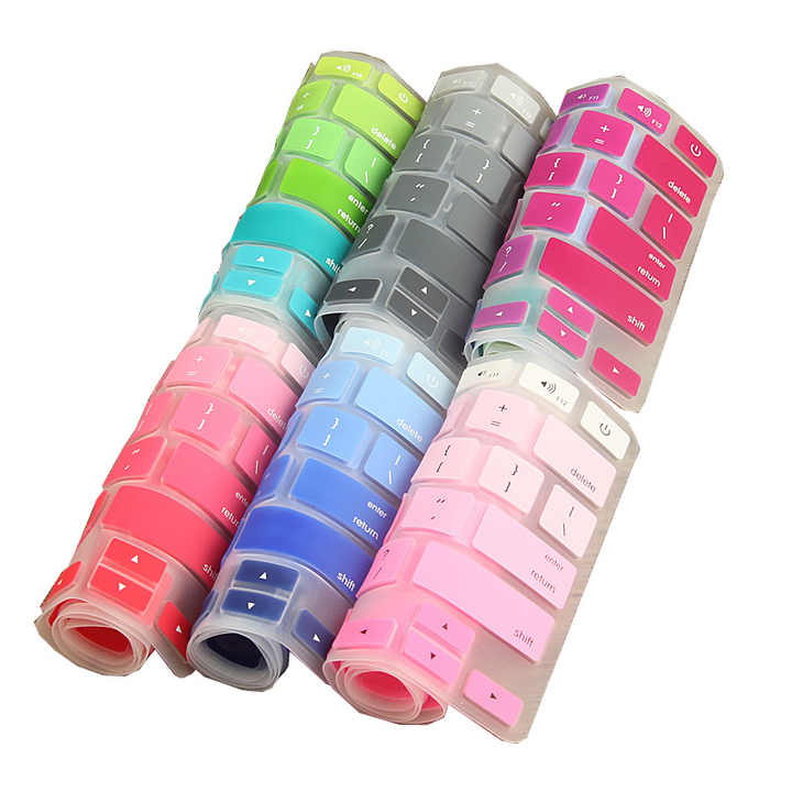 Laptop Keyboard Cover Protector Silicone TPU Keypad Skin Gradient ...