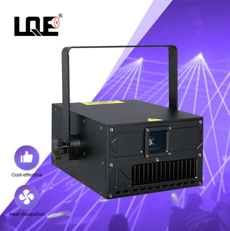 10W RGB Full-Color Laser Stage Light | DMX512 Controlled Ra95 10000 ...