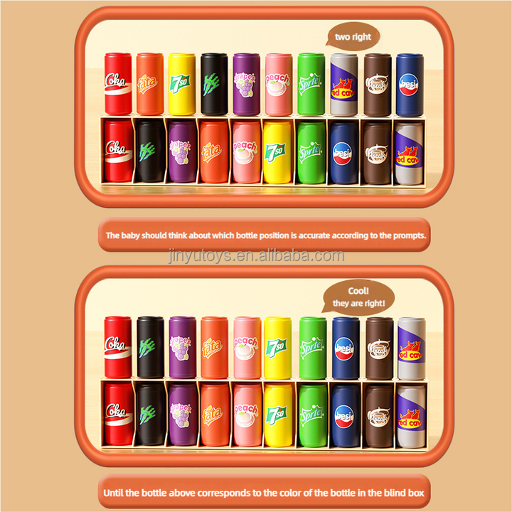 Educational Pairing the Bottle Sorting Game Brain Training Toy Kids ...