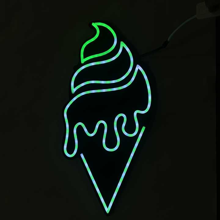 Custom PVC Neon Signs with Bluetooth/WiFi Control Multi-Color Display ...