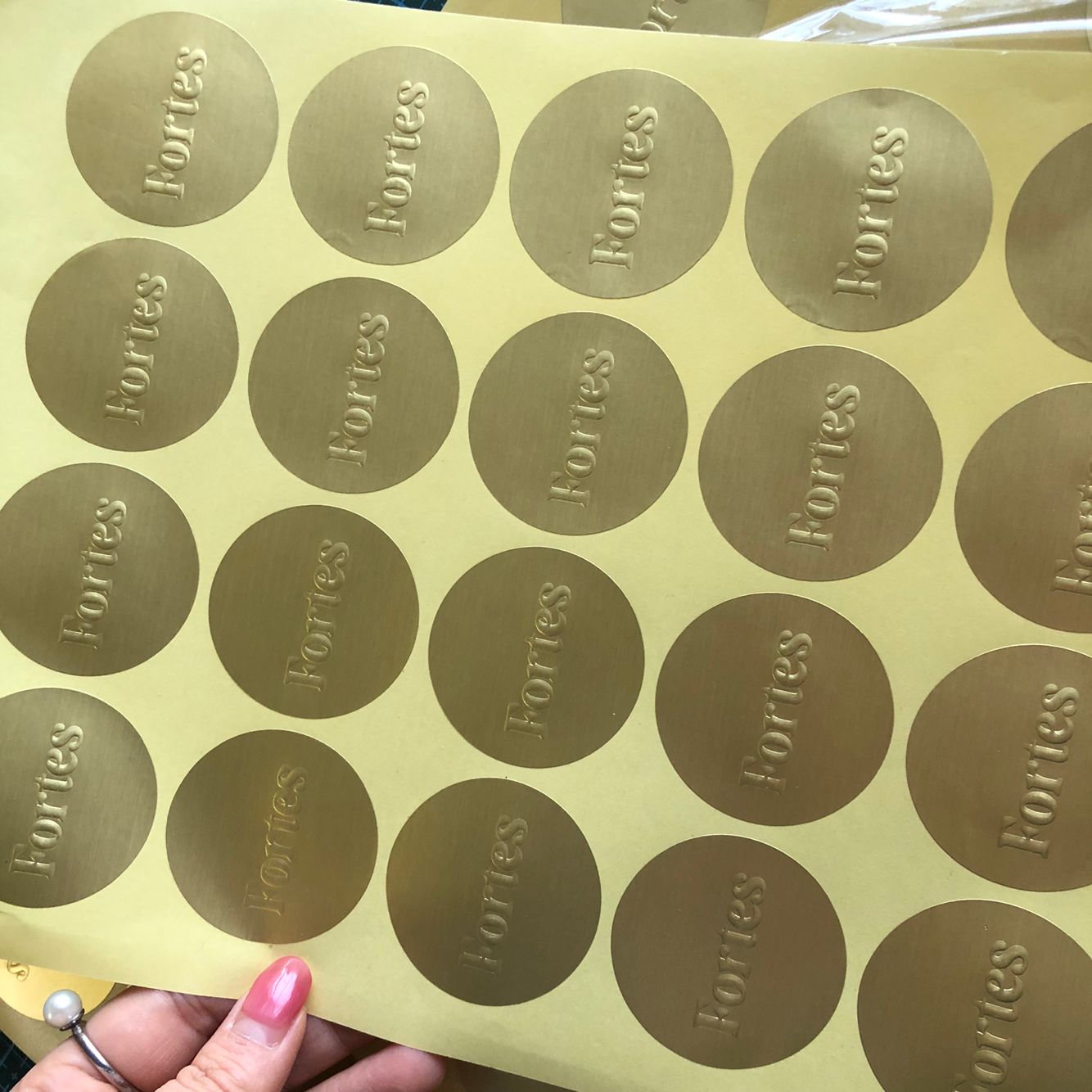 Custom 3D Raised Logo Sticker - Waterproof & Durable