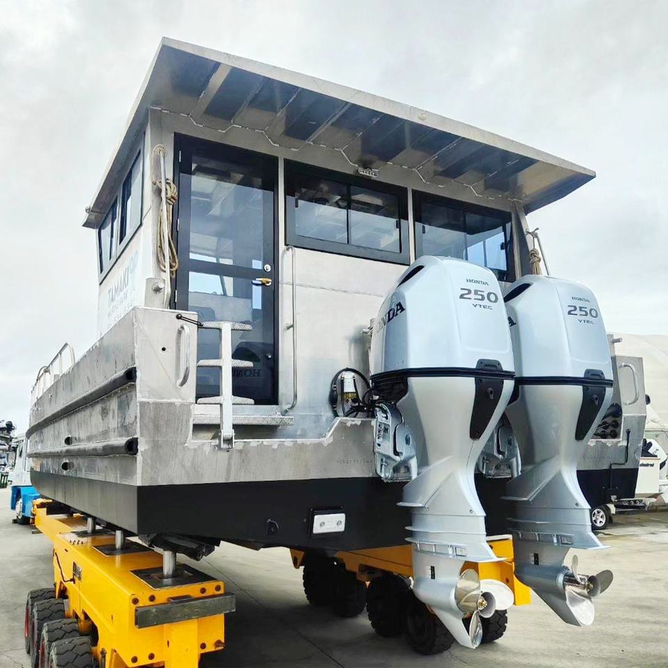 11m/36ft Aluminum V Bottom Open Sea Barge Work Cargo Ship Boat ...