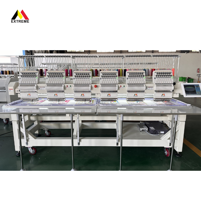Multifunction 6 Head Automatic Commercial Computerized Embroidery ...