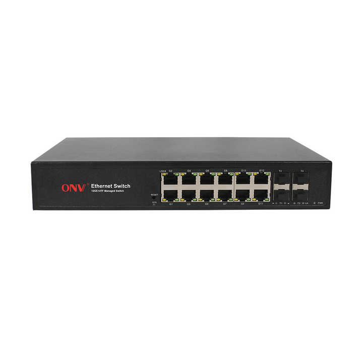 ONV 16-port 10G Uplink Managed Ethernet Switch with SFP Suitable for Hotels, Banks, Campuses ...