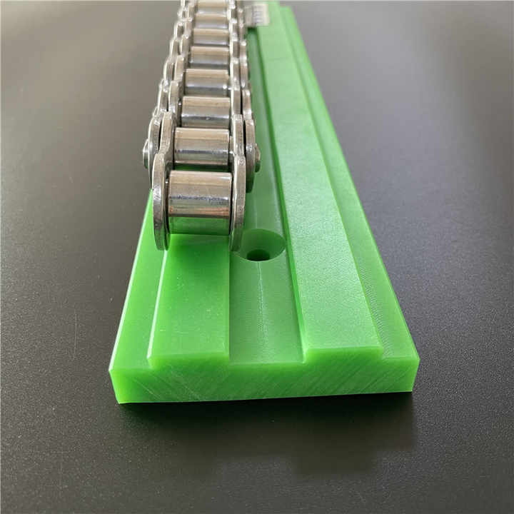 Custom UHMW-PE Plastic Profile Wear Strips Chain Guide Rails Conveyor System-Casting Modling ...
