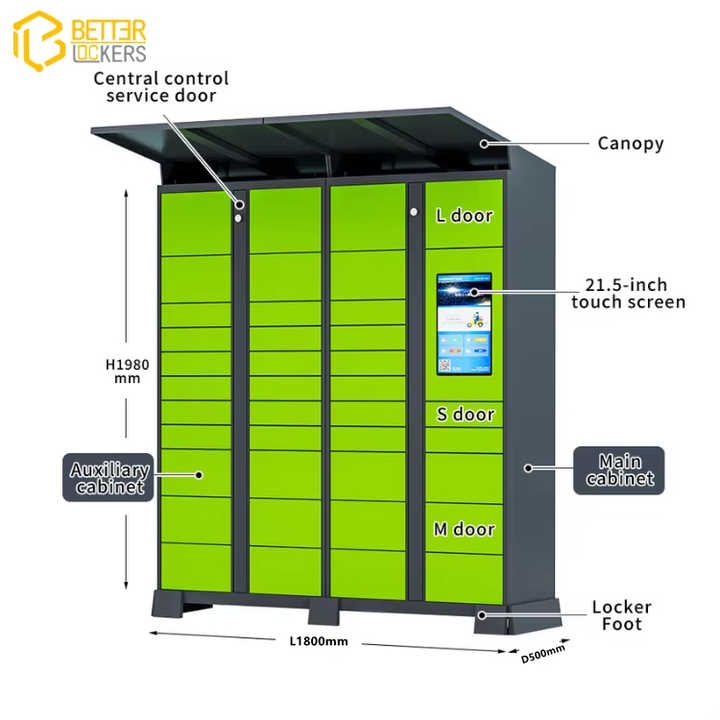 Outdoor Smart Locker for Parcel Delivery - Secure & Convenient