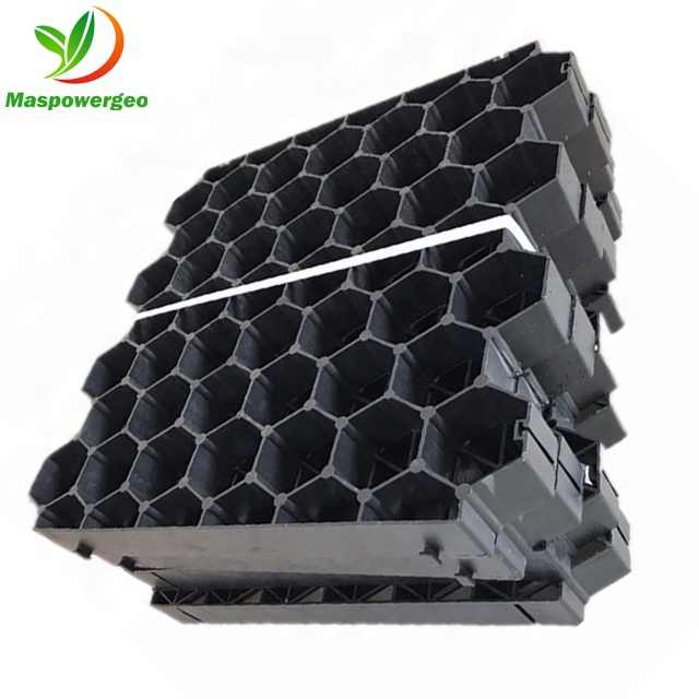 Plastic grass Gravel stabilizer grid paver for parking lot