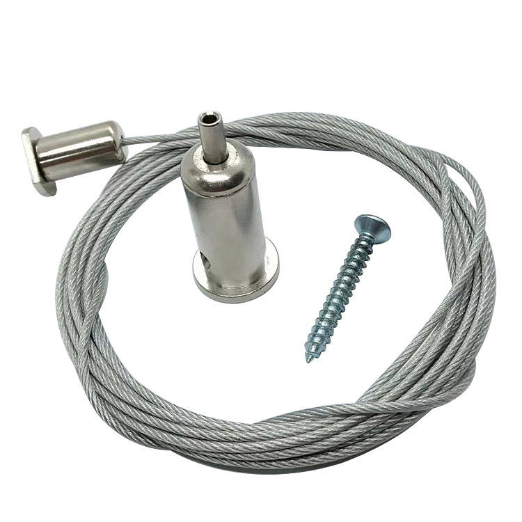 Adjustable ANSI Light Fixture Hanger Cable Hanging Kit Pigtail Includes ...