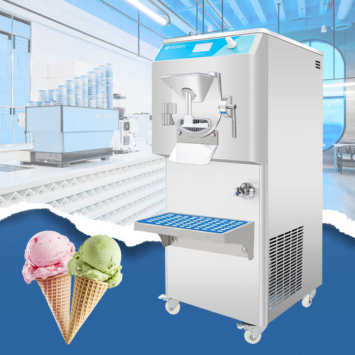 MEHEN M10 Automatic Stainless Steel Small Batch Freezer Gelato Ice ...