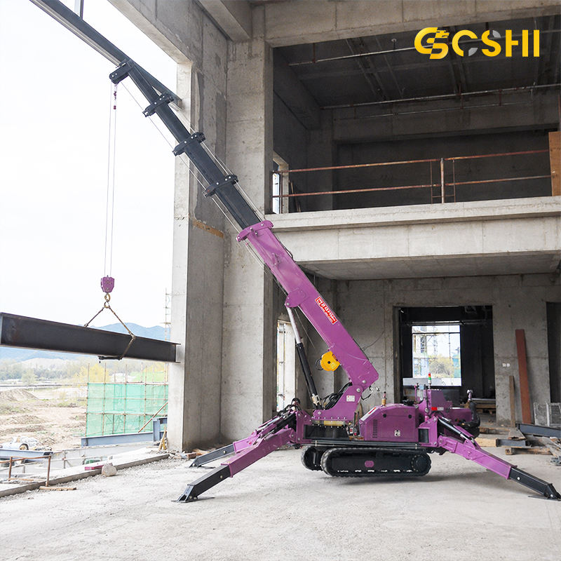 CE Certified 3t 5Ton High Torque Mini Crawler Spider Crane Hydraulic ...