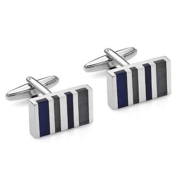 Gold Sterling Metal Stainless Steel Tie Clip Luxury Cuff Link Laser ...