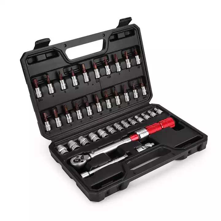 Mini Torque Wrench Set for Bike Ratchet Torque Wrench Repairing Tools