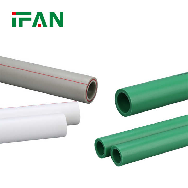 IFAN High Quality Plastic Pipe PN16 Cold Water 20-160mm PPR Water Tube Green Pure PPR Pipe ...