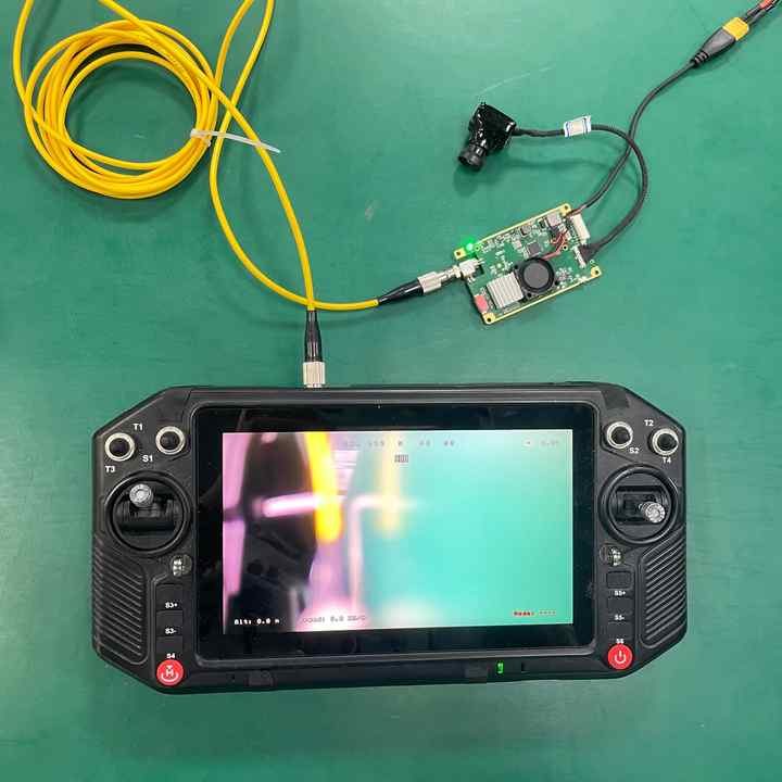 40km Remote Video Transmission Integrated Link Receiver Remote Control ...