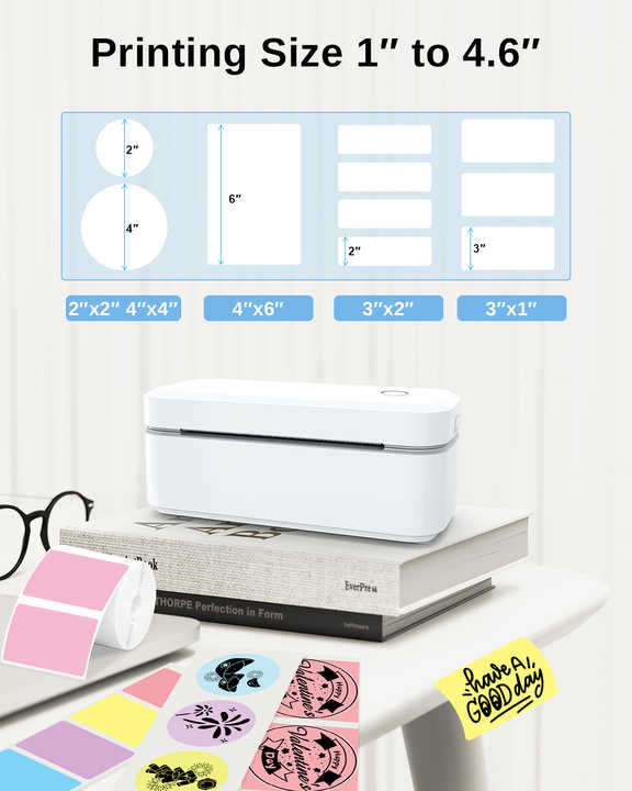 Marklife New Product Thermal Barcode Printer 203DPI 110mm Shipping ...