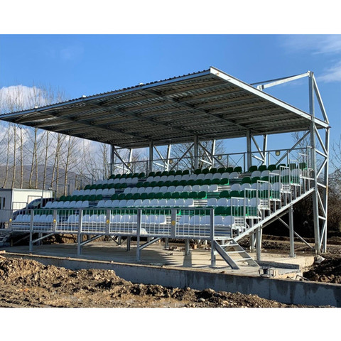 Stadium grandstand bleacher seating steel roof cover structure ...