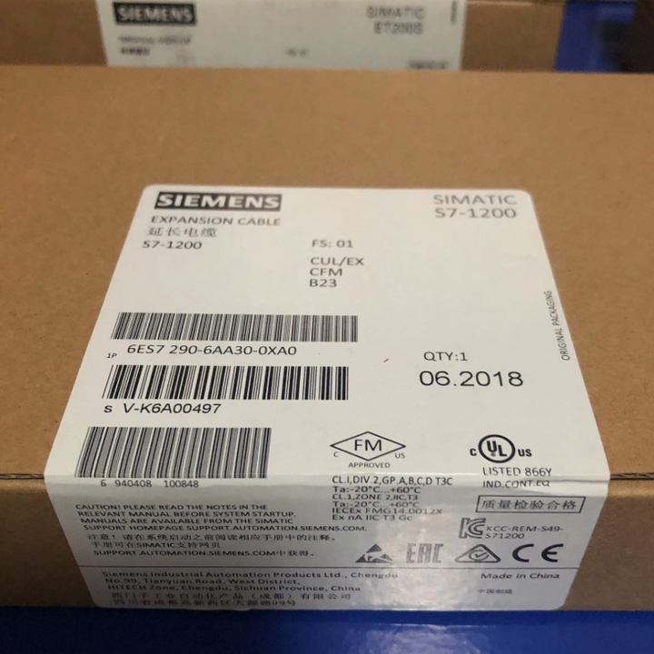 Original Seimens SIMATIC S7-1200 2.0m 2-tier Setup Extension Cable ...