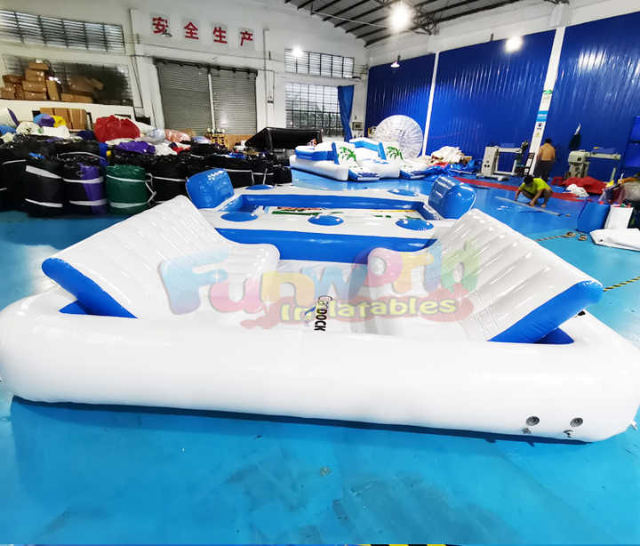 Giant Inflatable Adult Floating Island Water Inflatable Rafts
